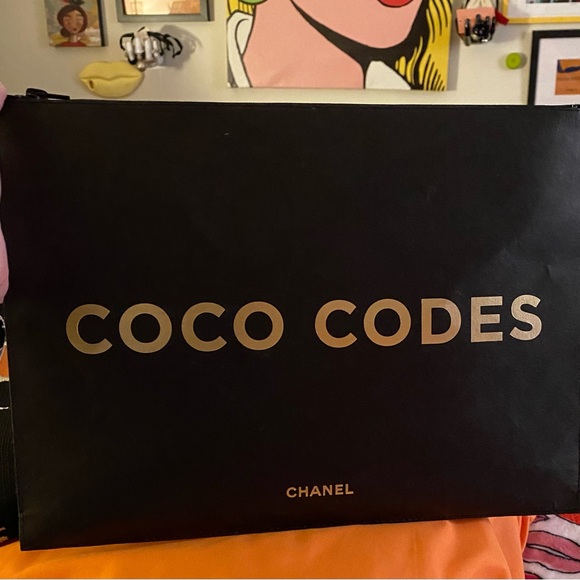 CHANEL | Accessories | Coco Codes Chanel Pouch | Poshmark